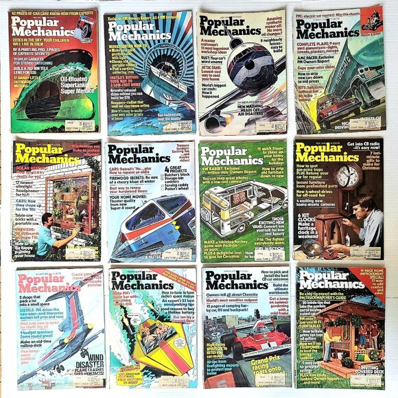 Popular Mechanics | Accents | Lot Of 2 Vintage Popular Mechanics ...